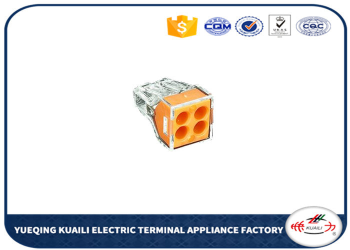 Electric Quick Connect Wire Terminals wago female type 4 Pin terminal ...