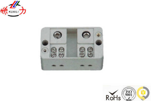 Two Or Four Meter Household White Ac Terminal Block FJ6 Series Single Phase