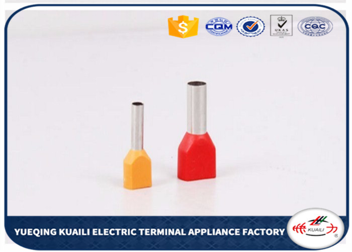TE Series Wire Connectors Terminals , Nylon Insulated Twin Cord End ...