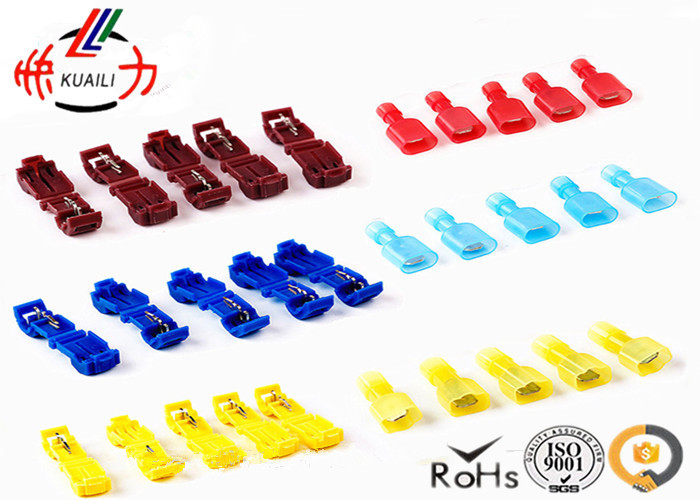 Quick Disconnect Male Female Wire Connectors / Insulated Crimp ...