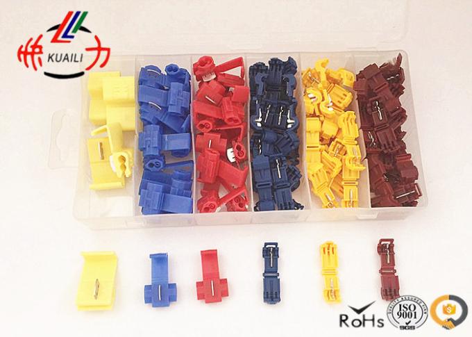 95pcs scotch connectors Terminal Assortment Kit box yellow blue red ...